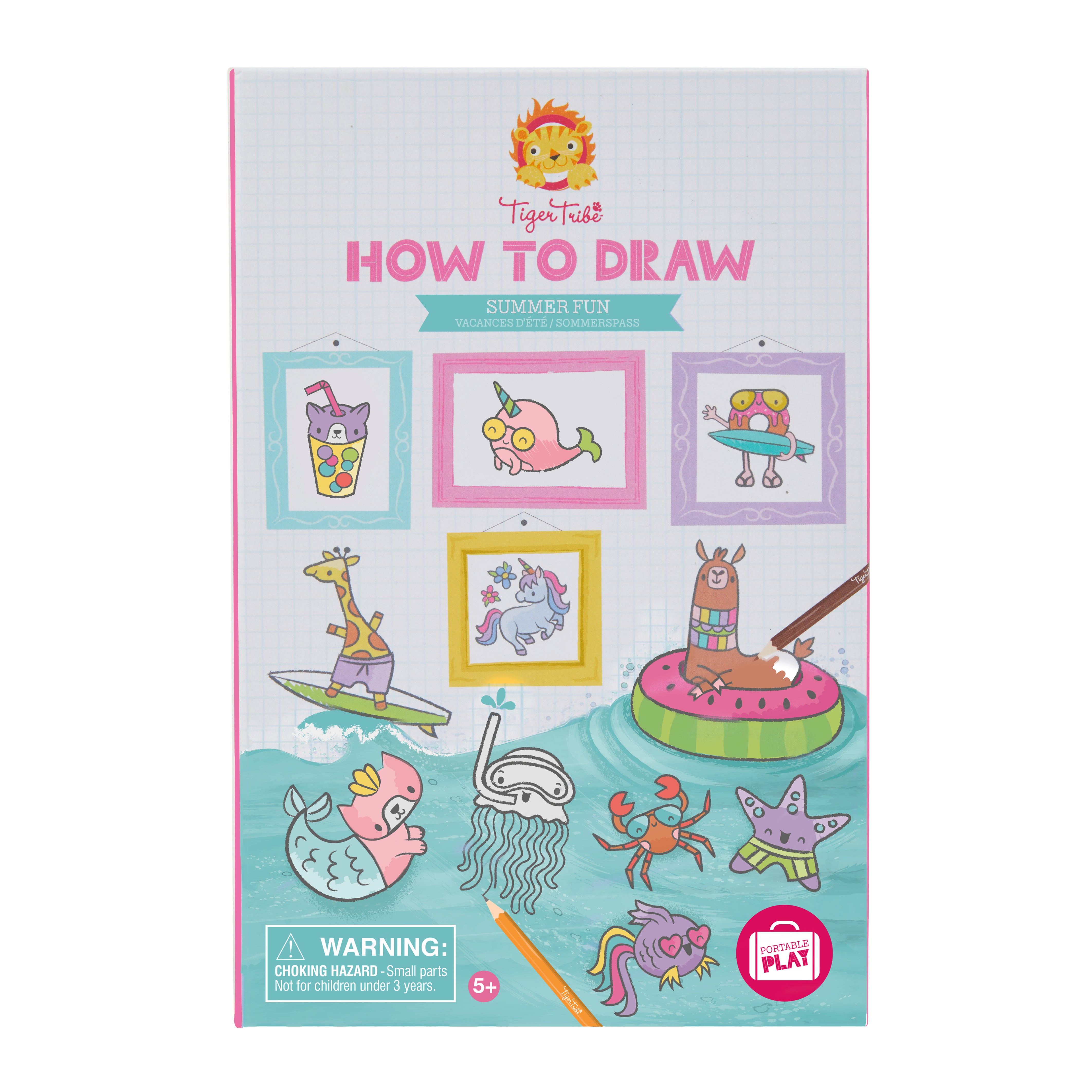 How To Draw - Summer Fun – Kidz Korner Home Learning Resources